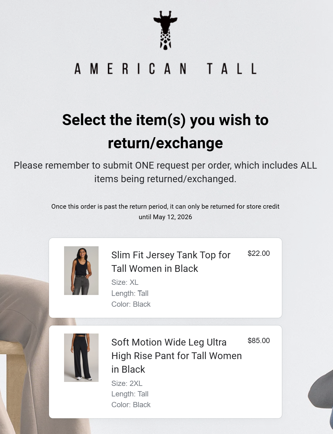 How Do I Return or Exchange My Items? – Help Center | American Tall